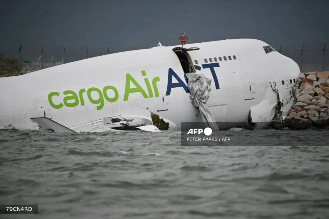 Hong Kong recovers black boxes from deadly airport plane crash