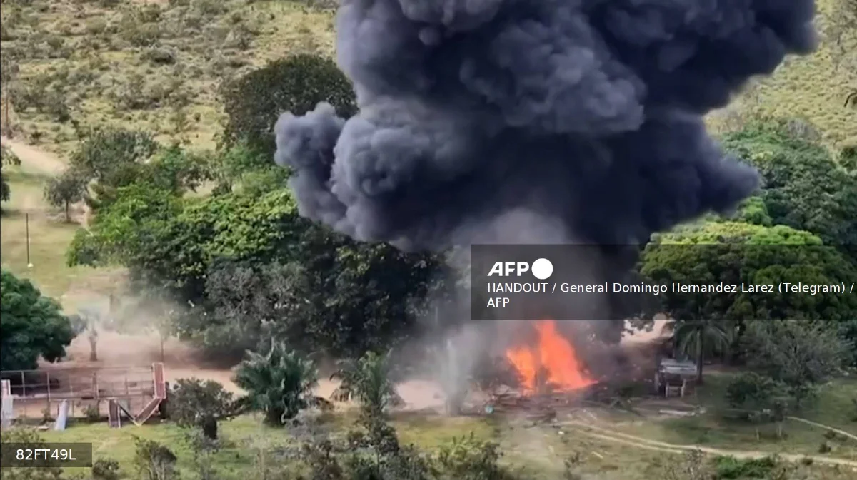 Venezuela destroys two Colombian narco camps amid US military deployment