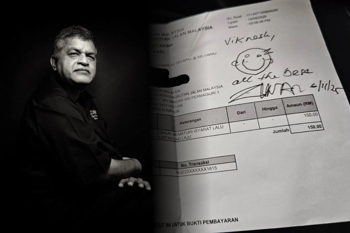 Zunar signs fan’s summon letter in funny autograph moment