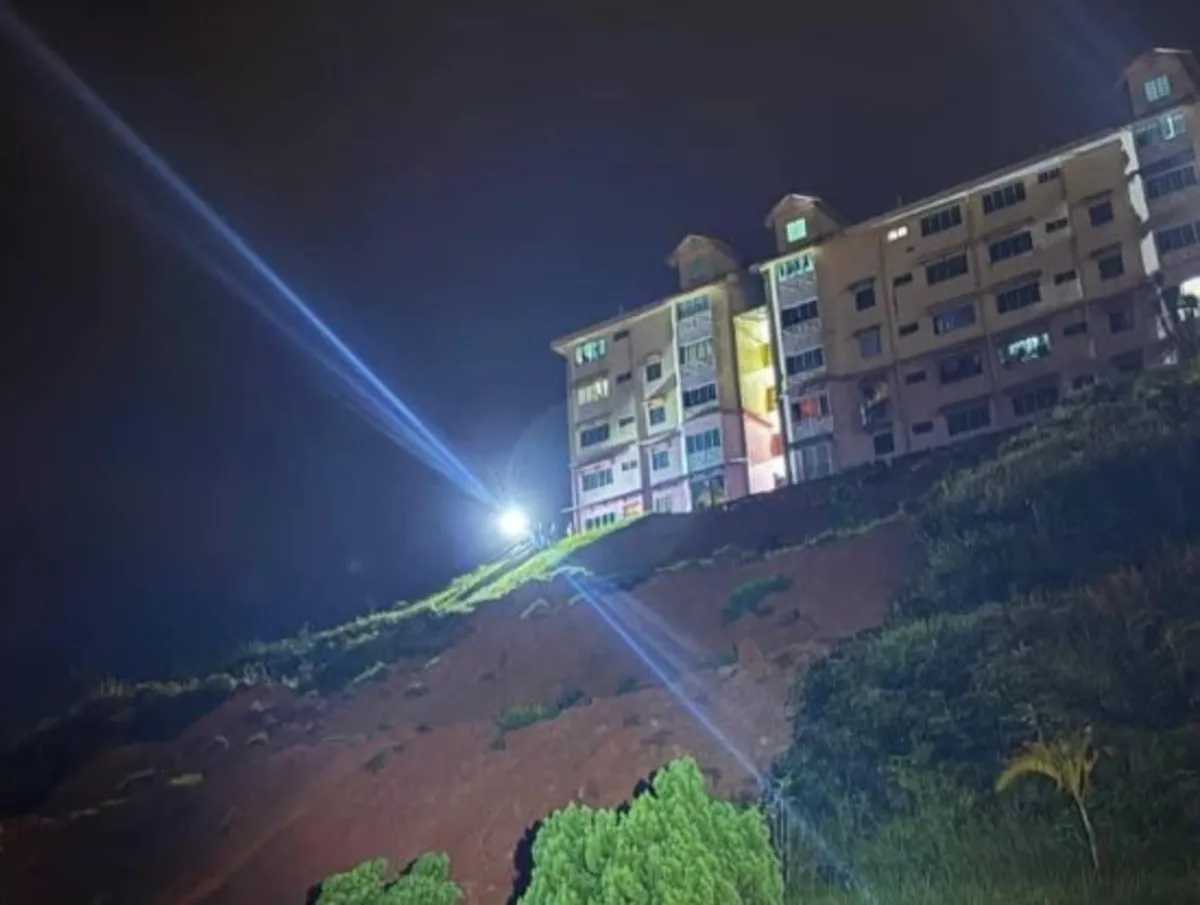 Cameron Highlands landslide caused by continuous heavy rain