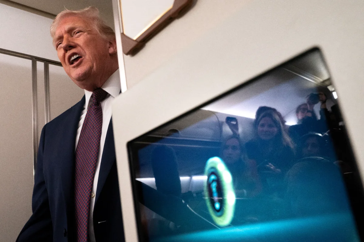 Trump praises Venezuela's new leadership, open to meeting interim president