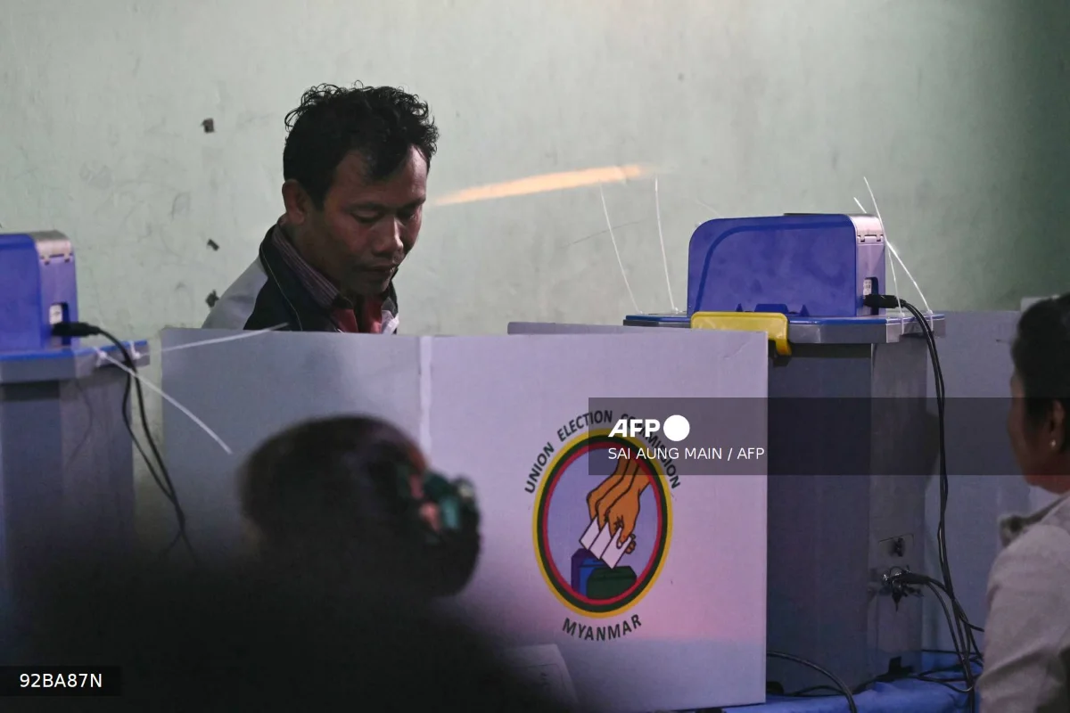 Myanmar's pro-military party claims majority in junta-run election