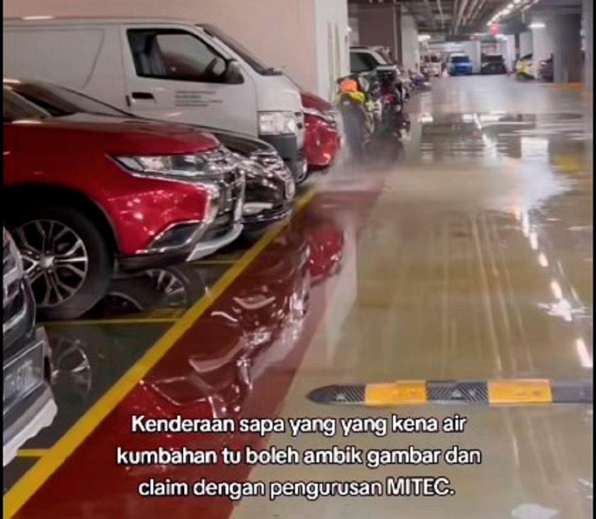 MITEC parking flooded with sewage during Mega Karnival event