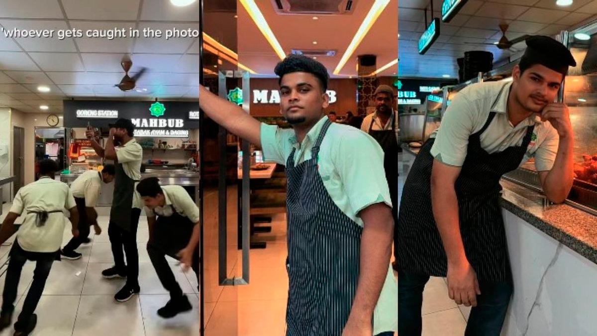 Mahbub’s waiters win over Instagram with model-like poses
