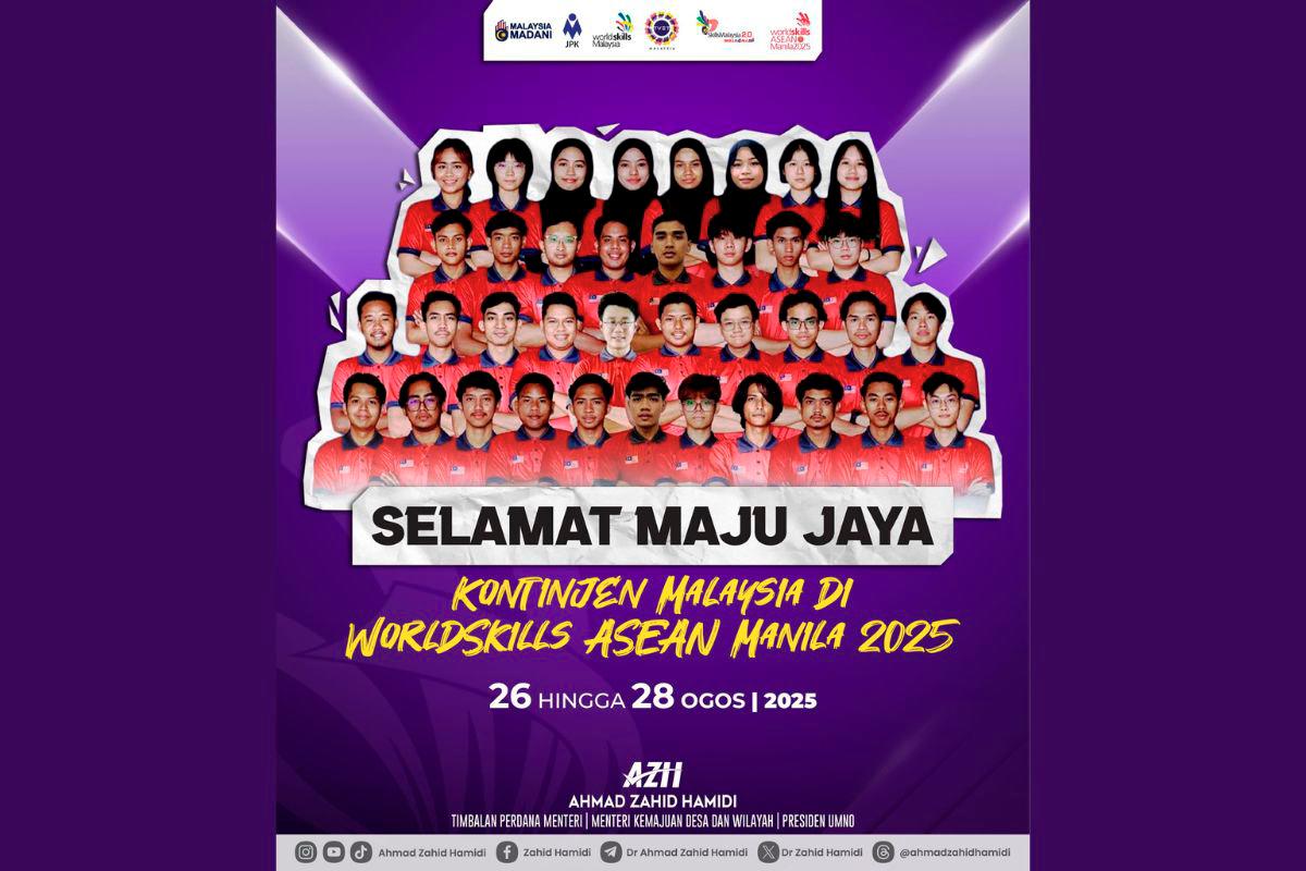 Malaysia’s TVET talent to shine at WorldSkills ASEAN 2025 in Manila