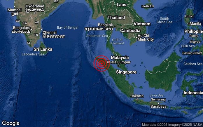Moderate quake jolts Northern Sumatera, no tsunami threat to Malaysia
