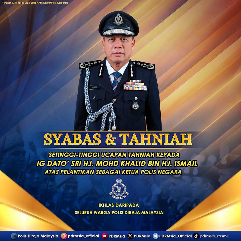 Mohd Khalid Ismail appointed new IGP