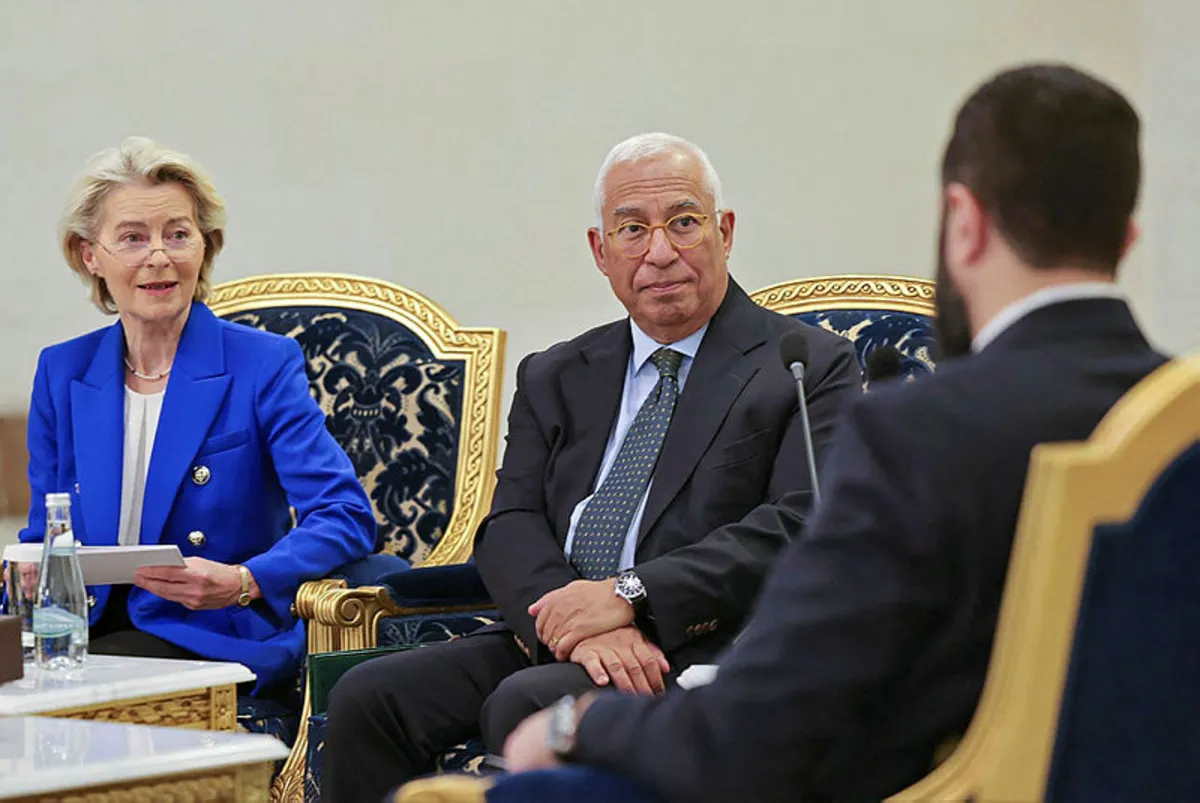 Syrian President Sharaa meets with EU chief von der Leyen: State media