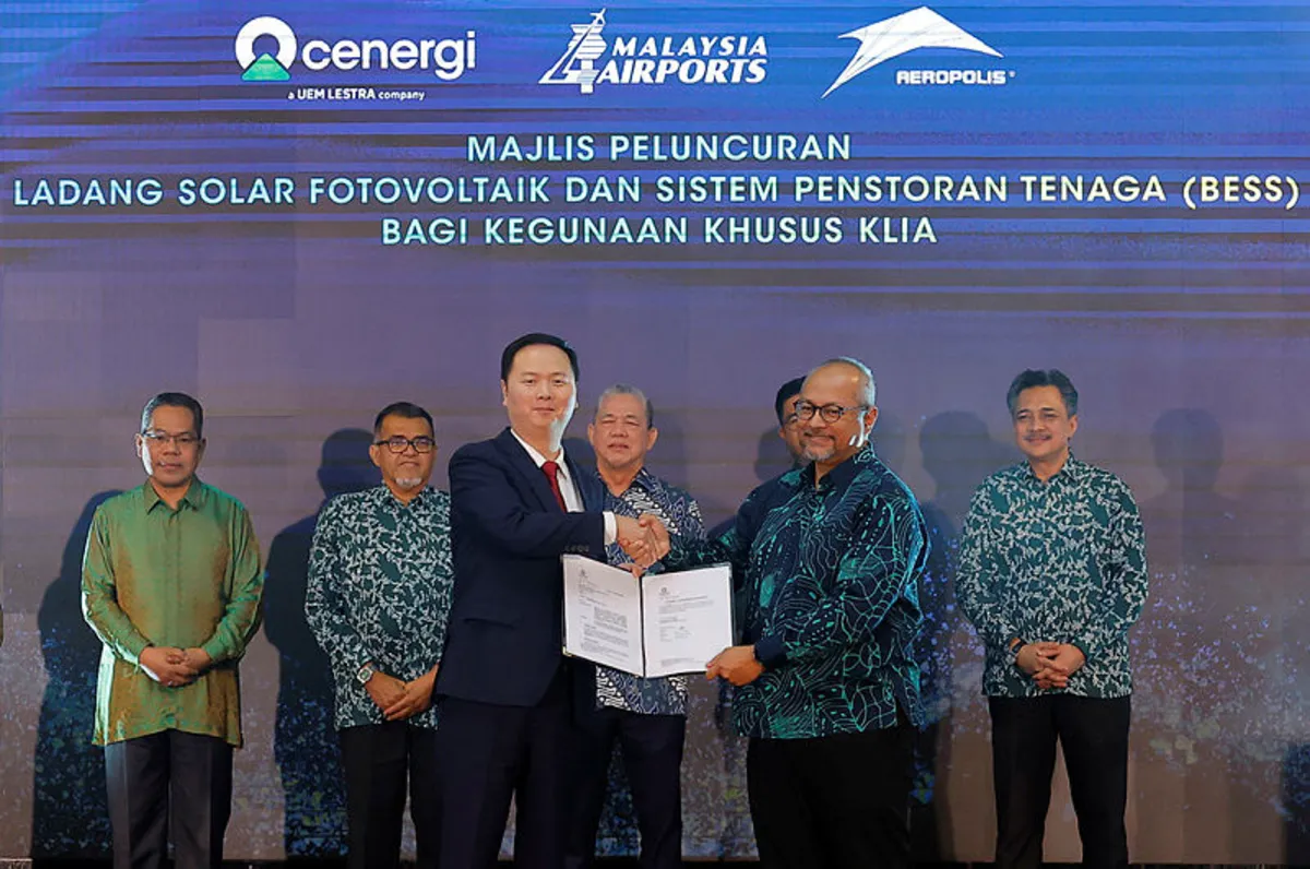 KLIA solar farm to cut airport carbon emissions by 30% by 2027