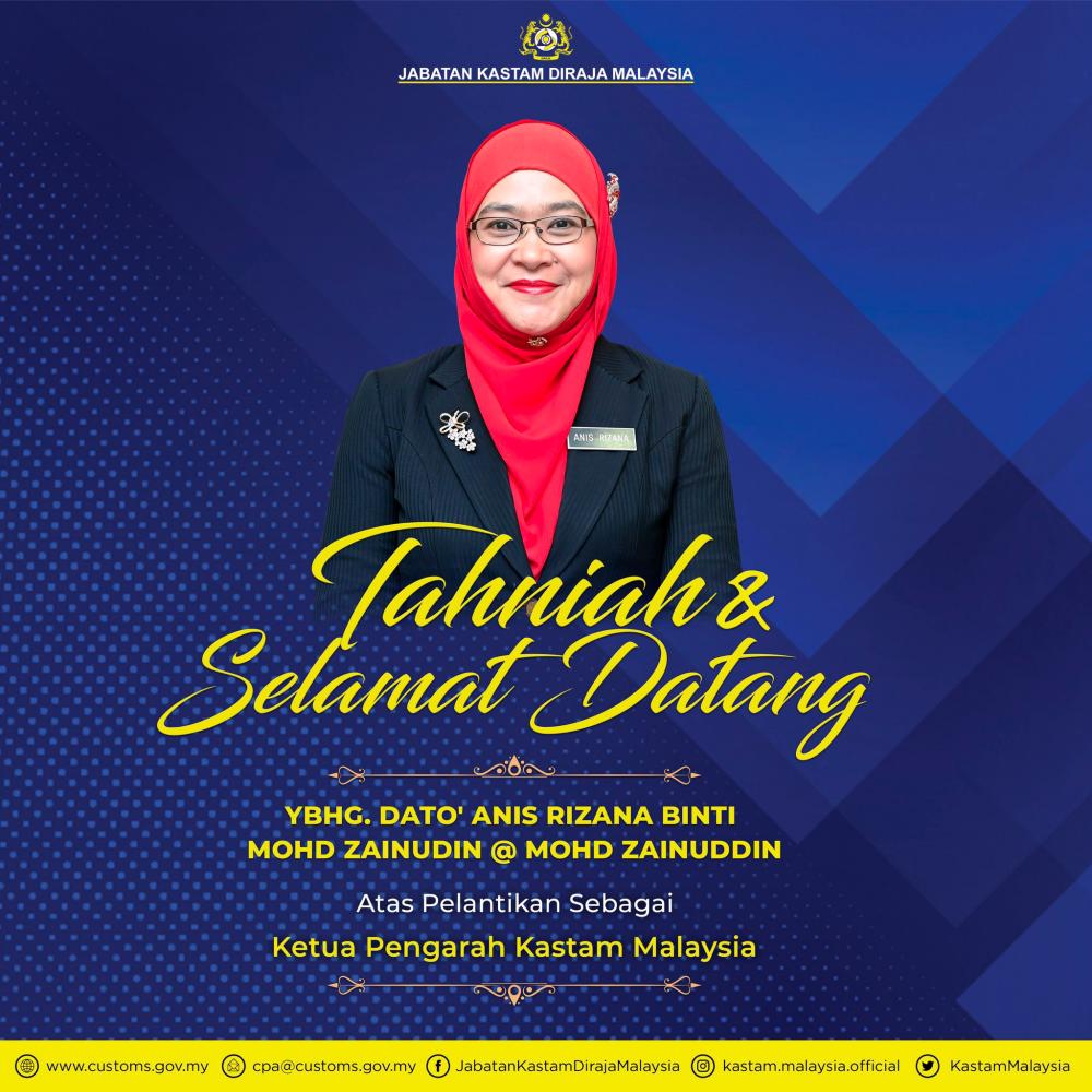 Anis Rizana: First woman appointed as Malaysian Customs DG