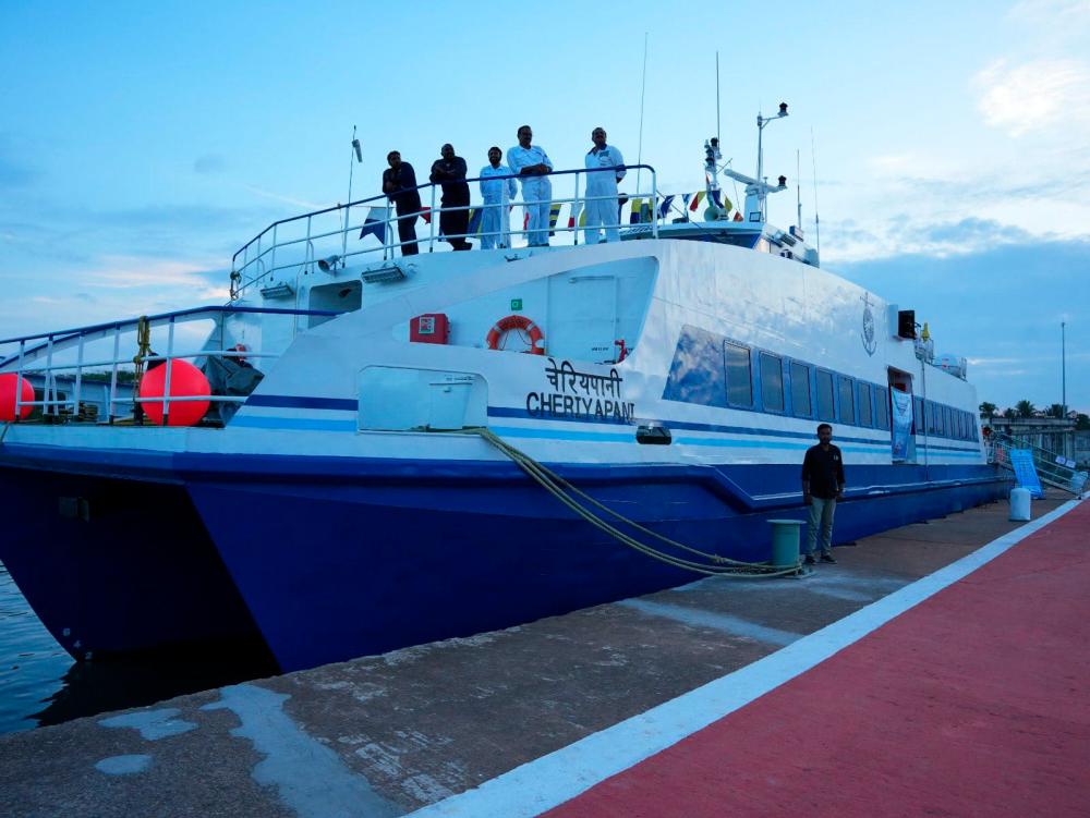 Ferry service launched between India and Sri Lanka