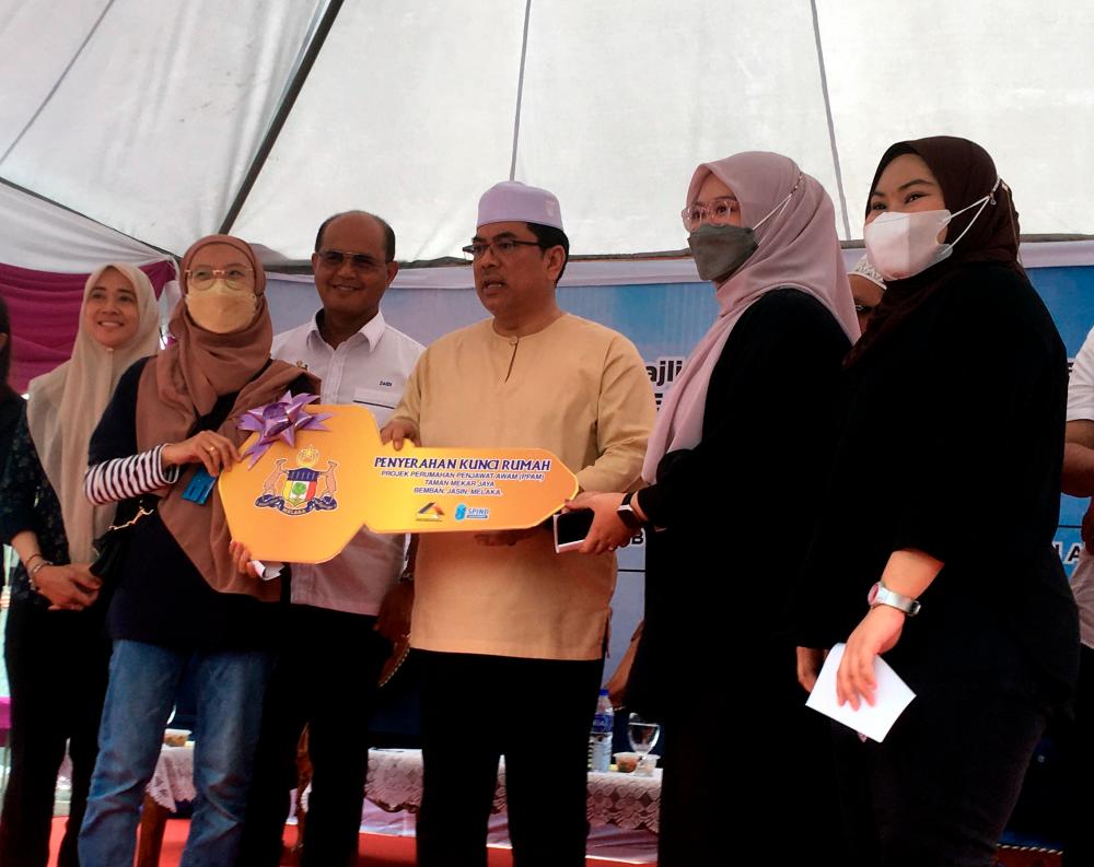 Sebanyak 1,277 unit rumah PPAM dibina di Melaka