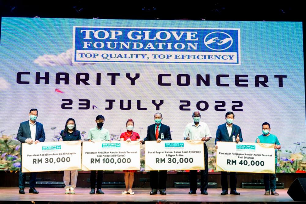 Top Glove Foundation’s Charity Concert raises RM200K for four ...